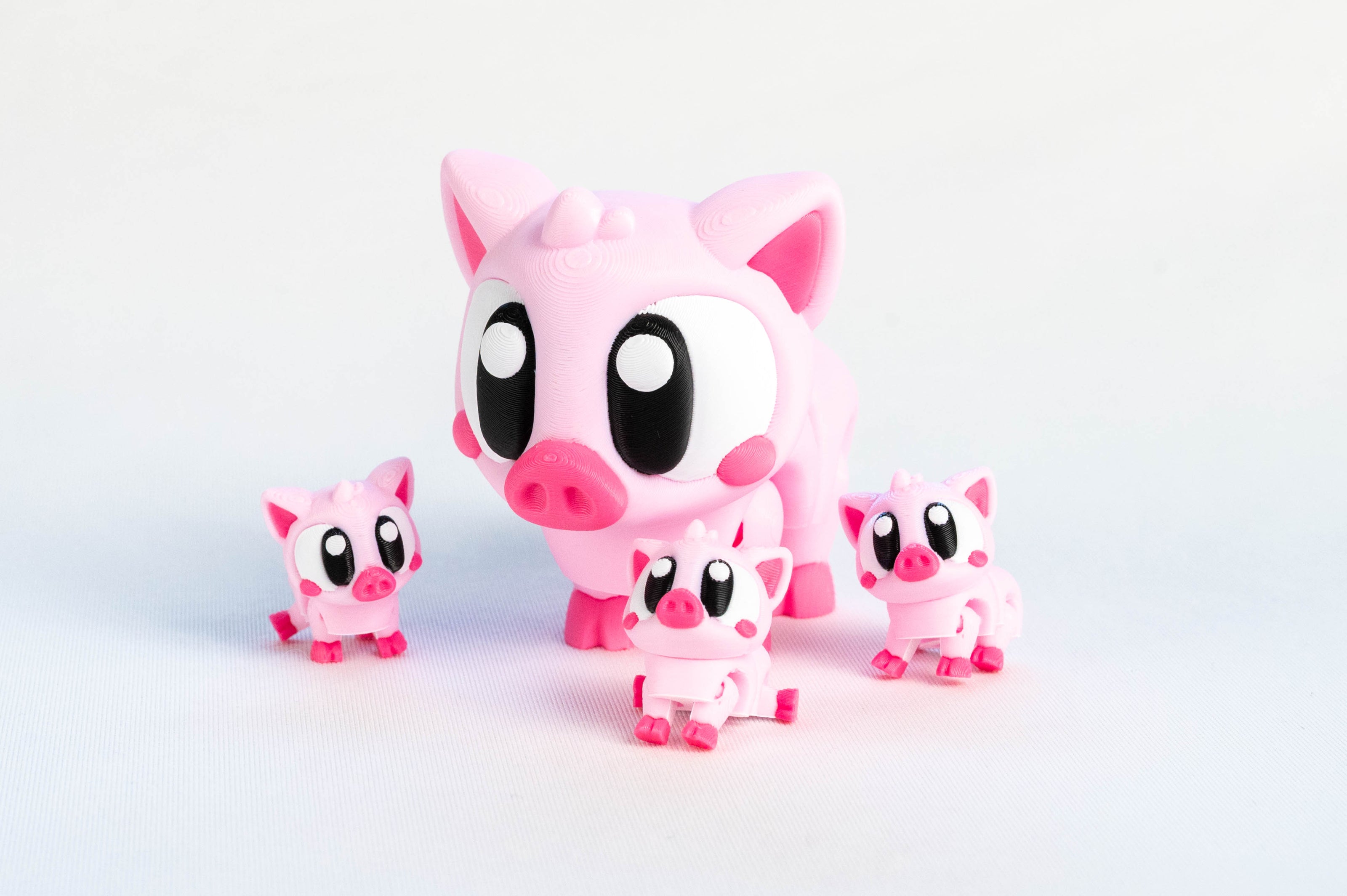 Oink House - Pig Toy Playset With Three Little Pigs
